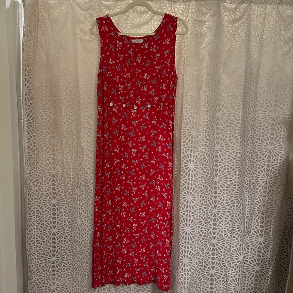 Christopher & Banks | Dresses | Vintage Ditsy Floral Maxi Dress | Poshmark